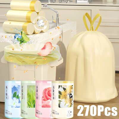 Fragrance Drawstring Garbage Bags Kitchen Waste Trash Pouch