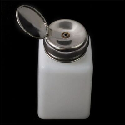 200ML Nail Liquid Alcohol Press Empty Container Bottle Porta