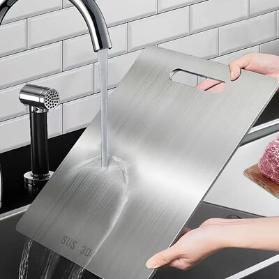 Titanium Cutting Boards for Kitchen Stainless Board Steel Th