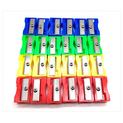 1/5/12 PCS/lot Kawaii Mini Plastic Pencil Sharpener Rectangl