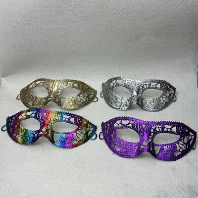 Half Face Lace Mask Bronzing Stereotype Eye Mask Halloween S