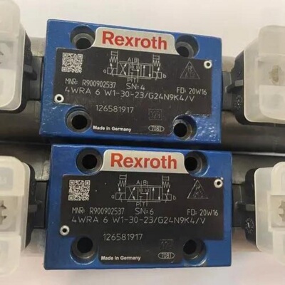Rexroth/力士乐R900347307 液压比例方向阀 WRA 6 EB20-1X/24NZ4/