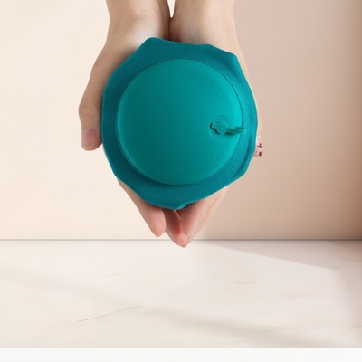 Press inflatable U-pillow portable air travel neck pillow