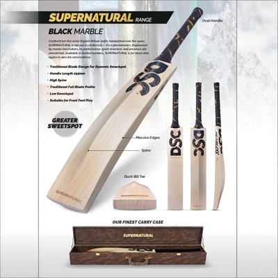板球Cricket Bat DSC SUPERNATURAL Range Player bat Top