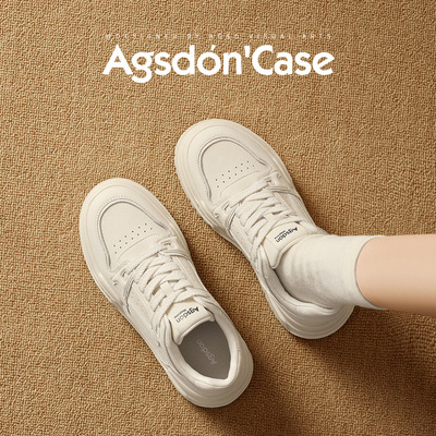 奥古狮登女款小白鞋2025新款