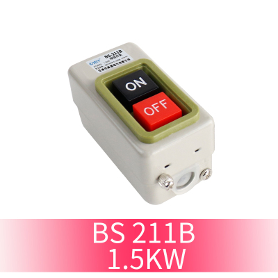 控制开关按钮BS230B 216B 211B按钮开关三相电机启动压扣开关380v