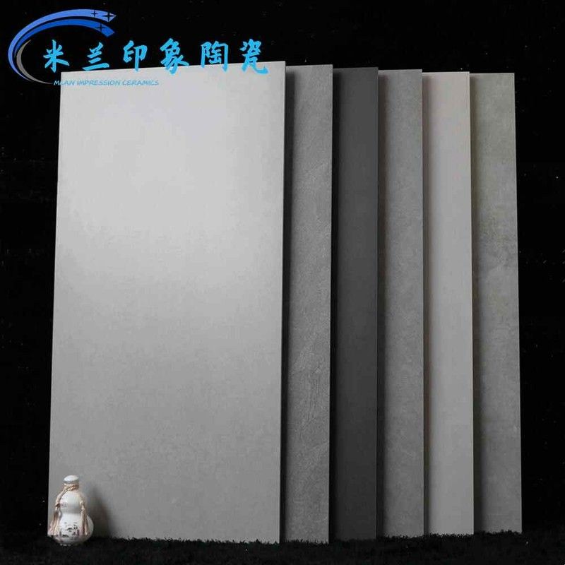 柔光微水泥灰色瓷砖600X1200仿大理石客厅防滑地砖餐厅墙砖仿古砖