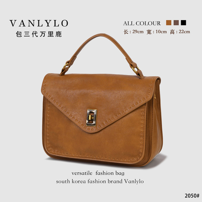 【纯手工纳线邮差】包三代万里鹿新款单肩包2050