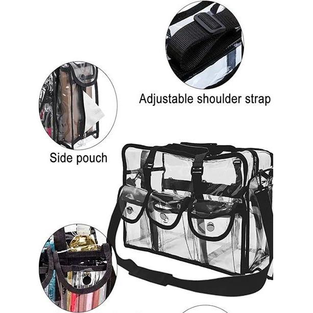 Transparent plastic waterproof makeup bag 透明塑料化妆收纳包