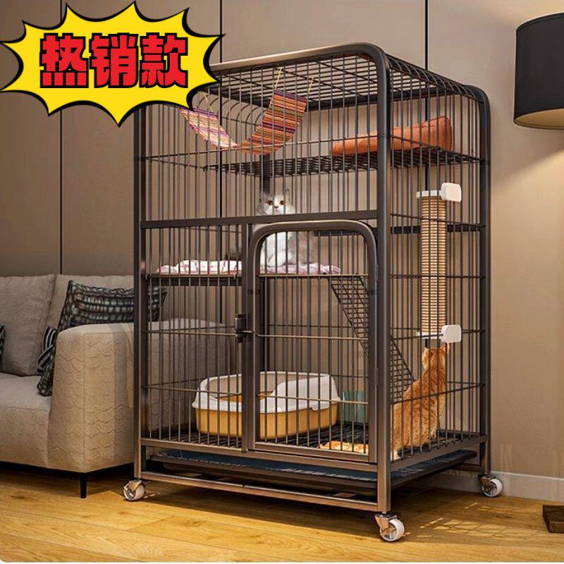 猫笼子家用室内两层猫别墅不占地宠物猫咪房子小户型猫窝猫舍猫屋