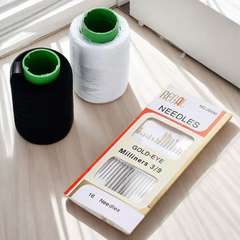 家用手缝针线黑白缝衣线耐用手工套装缝线缝补衣服缝纫线diy