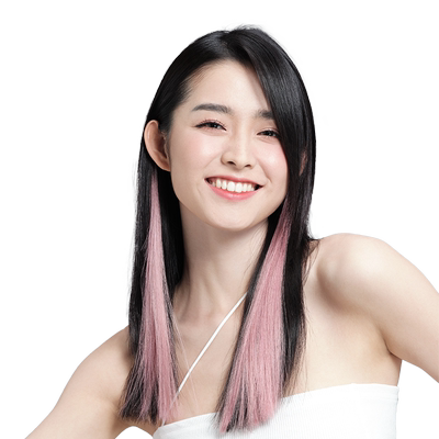 Rebeccayouth挑染真发彩色接发片
