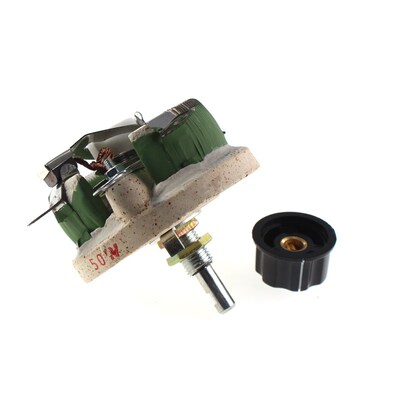 圆形磁盘电阻器 BC1-50W 1K/1000R/2K/2000R 可调电位器线绕瓷盘