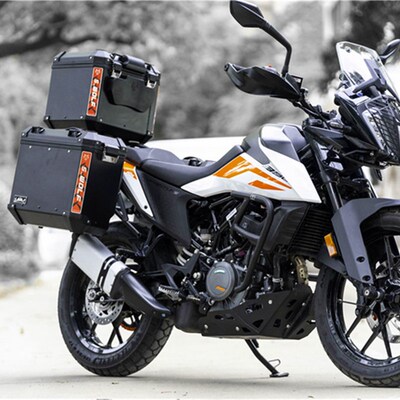 适用于KTM390ADV发动机下护板 改装铝合金底盘S装甲 油底壳保护罩