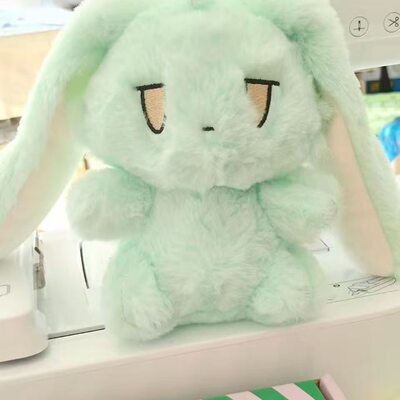 BanGDream MyGO若叶睦属性睦子米20cm棉花娃娃可爱山山兔毛绒玩偶