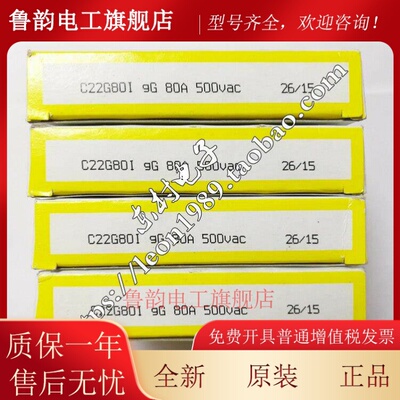 EATON熔断器 Bussmann险丝 C22G80 C22G80A 500V 22×58mm gG/gL