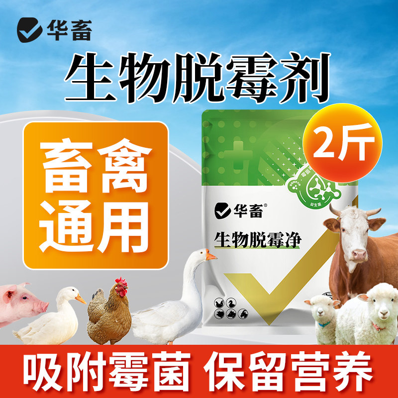 DB华畜脱霉剂兽用孕畜可用脱霉净猪用牛羊鸡鸭饲料添加剂母猪脱霉