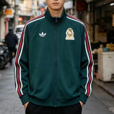 阿迪达斯男款长袖跑步外套舒适