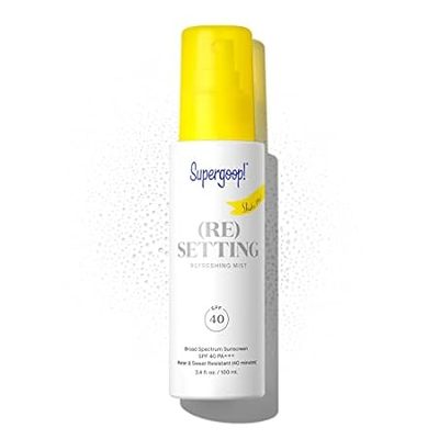 Supergoop! (Re) setting Refreshing Mist， 3.4 fl oz - SPF