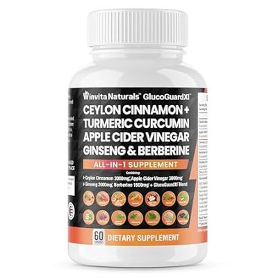 Ceylon Cinnamon 3000mg Apple Cider Vinegar 3000mg Turmeri
