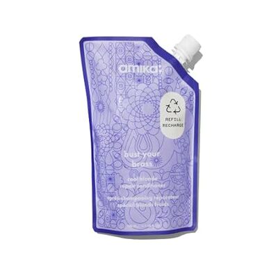 amika bust your brass cool blonde repair conditioner， 250ml