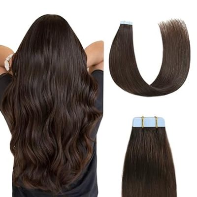 Sunya Tape in Hair Extensions Human Hair 16 inches Silky