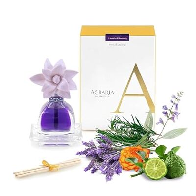 AGRARIA PetiteEssence Flower and Reed Diffuser Set， Hand