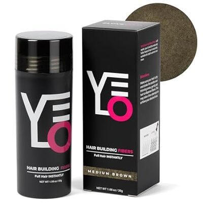VELO Hair Building Fibers for Thinning Hair， 30g Fill in