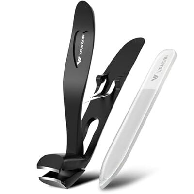 Angled Head Nail Clippers for Seniors， Ergonomic Toenail