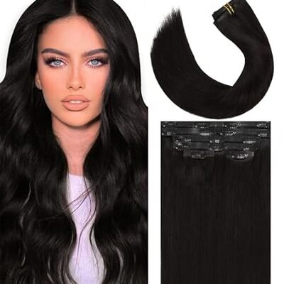 Lacer Hair Ultra Seamless Clip in Hair Extensions Remy Hu