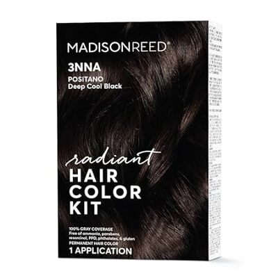 Madison Reed Radiant Hair Color Kit， Darkest Brown Black