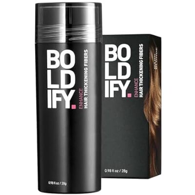 BOLDIFY Hair Fibers (28g) Fill In Fine and Thinning Hair