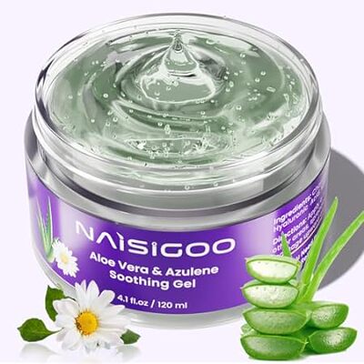 Chamomile and Aloe Vera Gel for Face Body Soothing Aloe V
