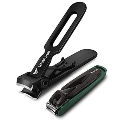Nail Clipper Set 2 Pack， Heavy Duty Toenail Clippers for