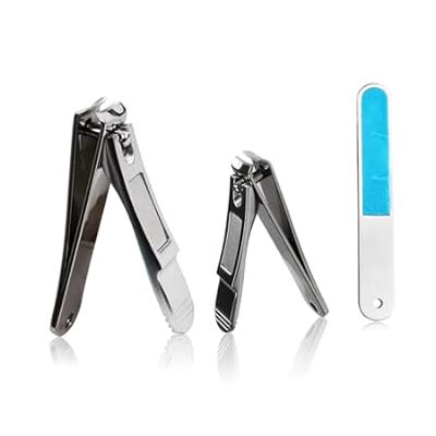 Nail Clippers Set， Toenail Clippers for Thick Nails and T