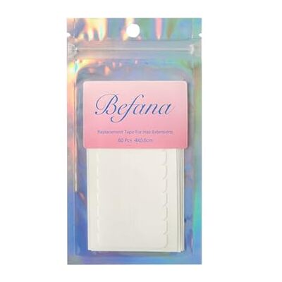 Hair Extension Tape Tabs 60 Pieces Double Sided Replaceme