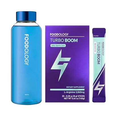 FOODOLOGY L-Arginine Turbo Boom Drink Mix (Pack of 1， 20