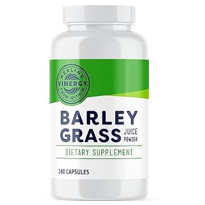 Vimergy Barley Grass Capsules， 30 Servings – Source of an
