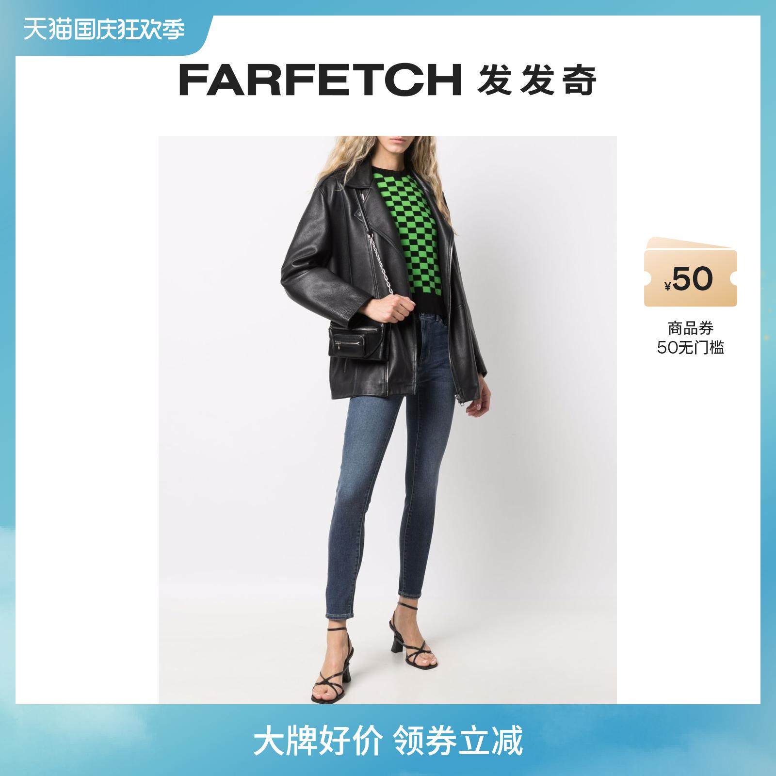 DKNY女士紧身露踝牛仔裤FARFETCH发发奇_虎窝淘