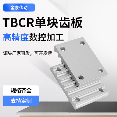 3M5M8MXLLHT5T10单块齿板TBCR开口带配套压板 同步带固定齿板厂家