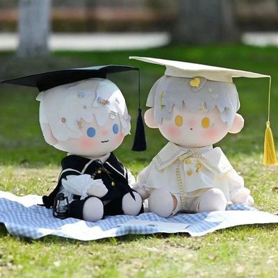 棉花娃娃40cm娃衣学士服衣服