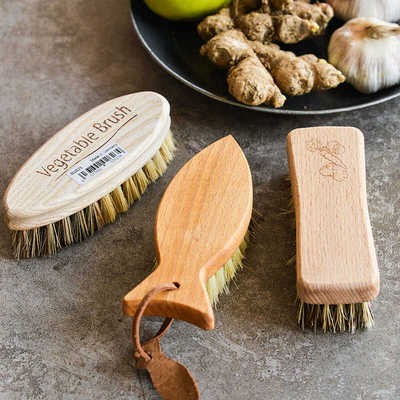 椭圆蔬菜刷REDECKER植物混合纤维