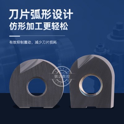 半圆球刀片弧形D8R4 10R5 12R6 16R8 20R10 25R12.5 T2139刀粒