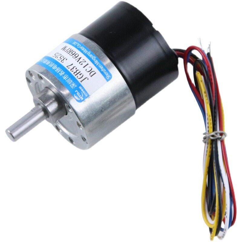直流无刷速电机12v24v大扭力齿轮JGB37-3525微小型低速电动马达