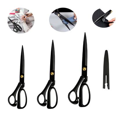 1Pcs Fabric Scissors Professional 10/8 inch Heavy Duty Sciss