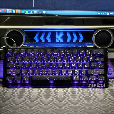 EV63等高线侧刻PBT键帽机械键盘