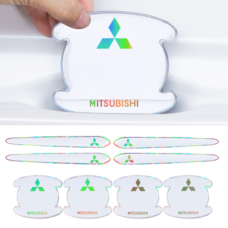 适用三菱劲炫ASX欧蓝德车门把手防刮贴奕歌阿图柯隐形门碗保护膜