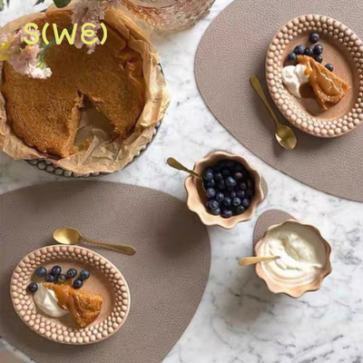 丹麦lind环保皮革双面餐厅防滑垫