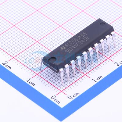 SN74HC241N PDIP-20 全新原装 TI(德州仪器)