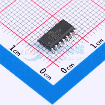OPA4344UA SOIC-14 全新原装 TI(德州仪器)